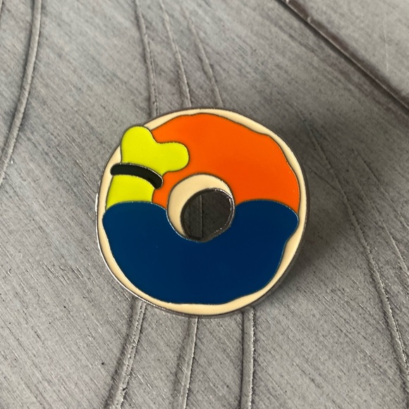 Disney | Other | Disney Pin Goofy Doughnut Pin | Poshmark